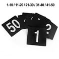 Table Number Signs Number Holder Number Card Plastic Table Signs Double ...