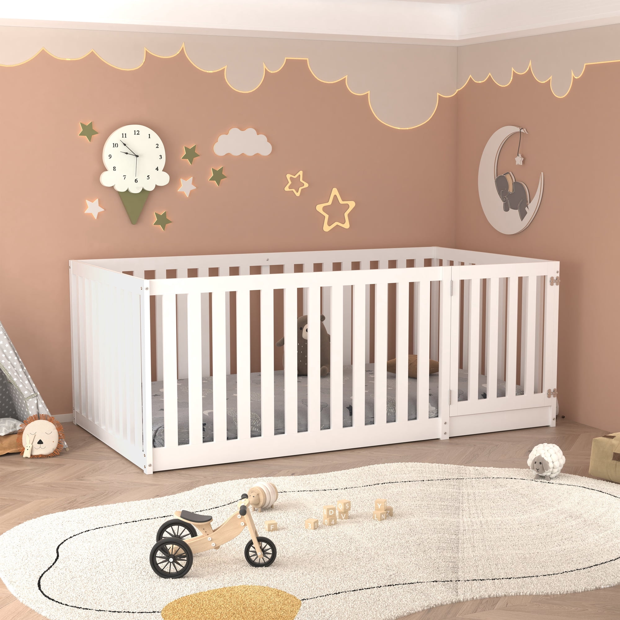 Click here for Mimi Beds Little Dreamer Floor Bed Frame Wooden To... prices