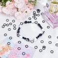 240Pcs 304 Stainless Steel Split Rings Double Loop Jump Rings Black 8x1 ...