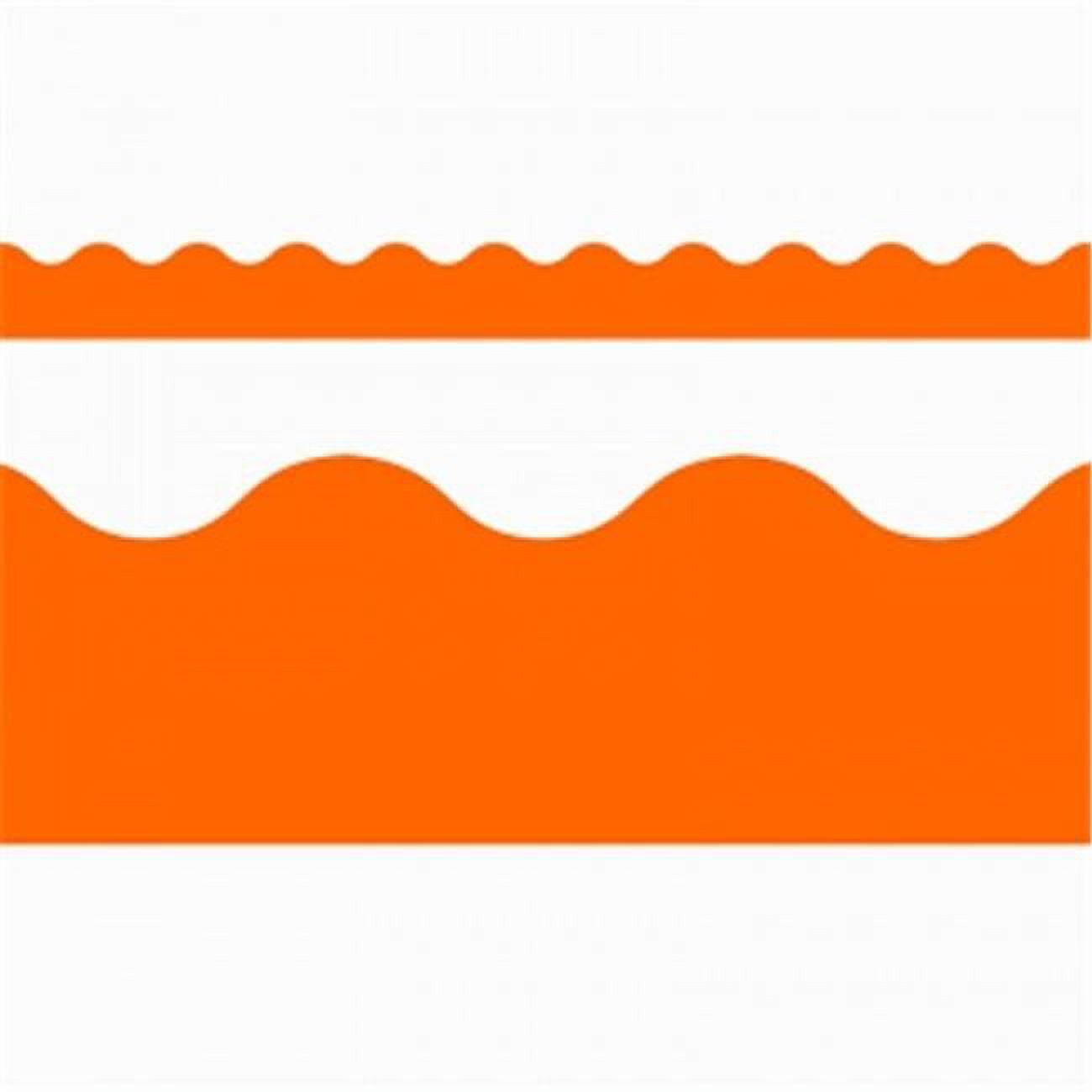 Scalloped Classroom Trimmer, Orange - Pack of 12 - Walmart.com