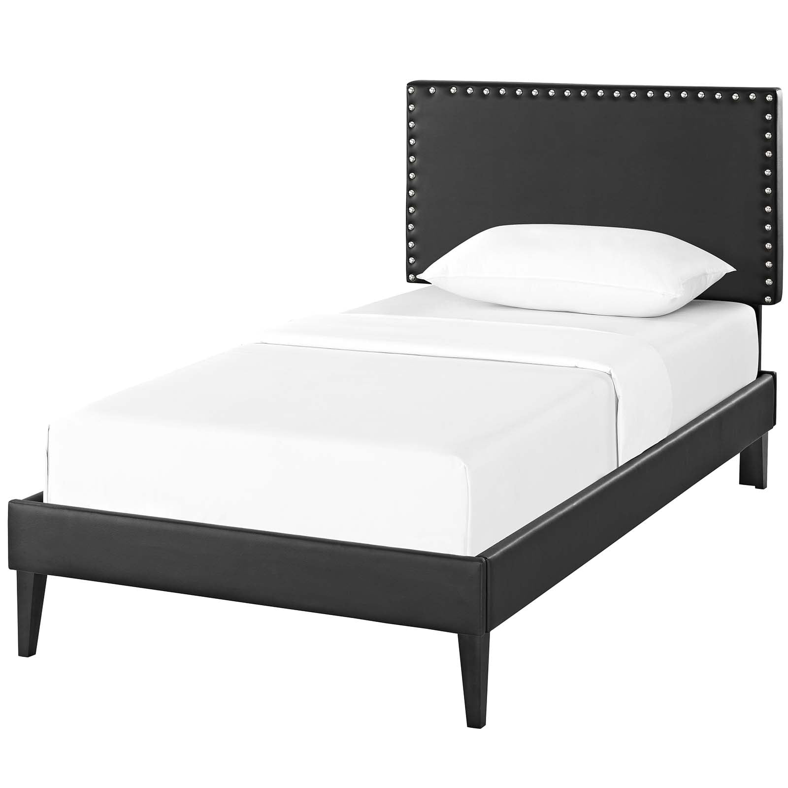 Modern Contemporary Urban Design Bedroom Twin Size Platform Bed Frame ...