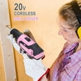 232- 20V Cordless Lithium- Drill Driver and Tool Set, Lady's Repairing ...
