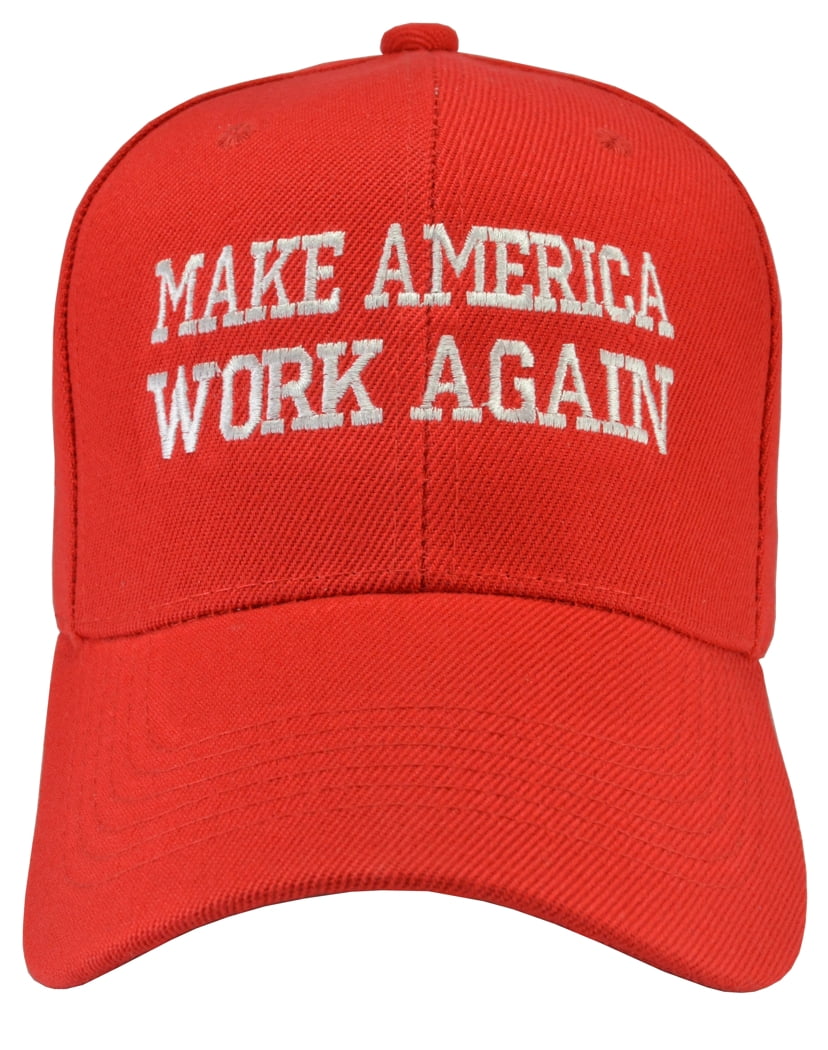 Make America Work Again Red Hat on Sale - Walmart.com