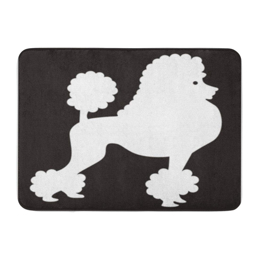 Click here for Poglip French Silhouette Of Poodle Dog Cute Doorma... prices