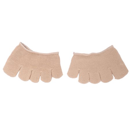Open Five Toes Half Socks,Toe Separating Heelless Socks Heelless Half ...