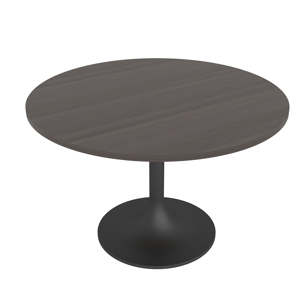 Small Pedestal Office Table 42" Round Meeting Table With Tulip Base ...