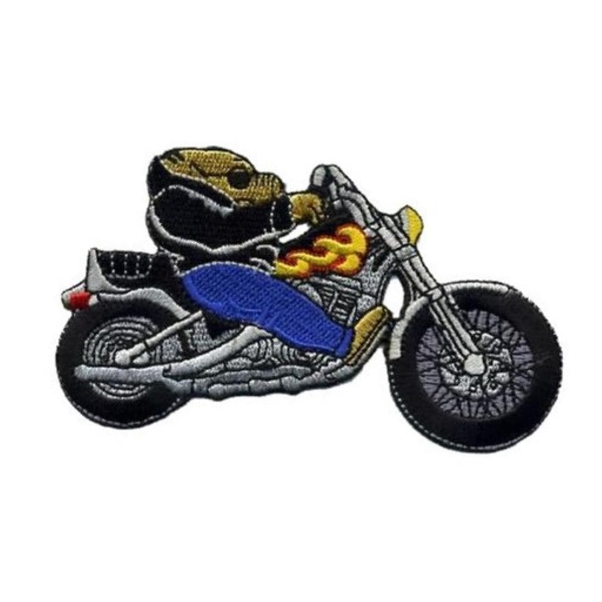 Hog Biker Riding Motorcycle Patch Pig Chopper Gang Embroidered Iron On ...