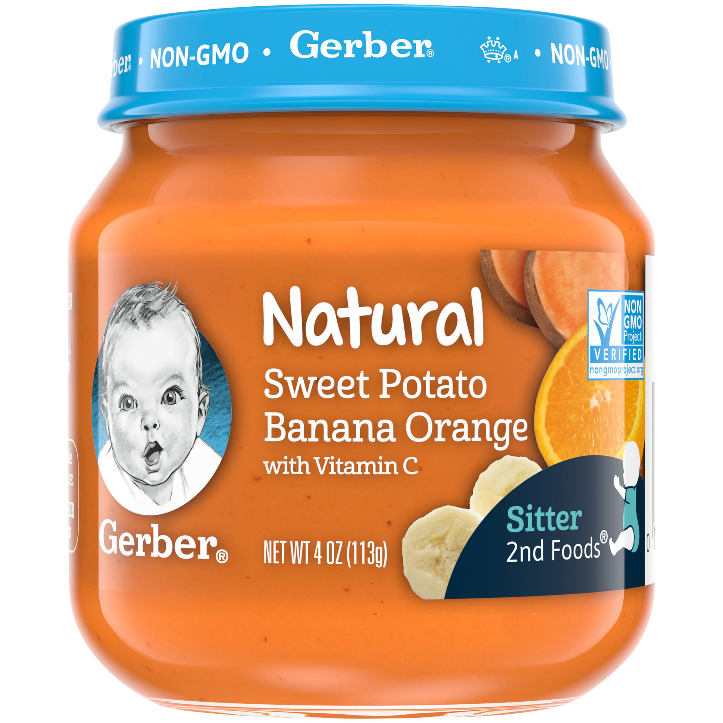 Gerber 2nd Foods Natural For Baby Baby Food Sweet Potato Banana Orange 
