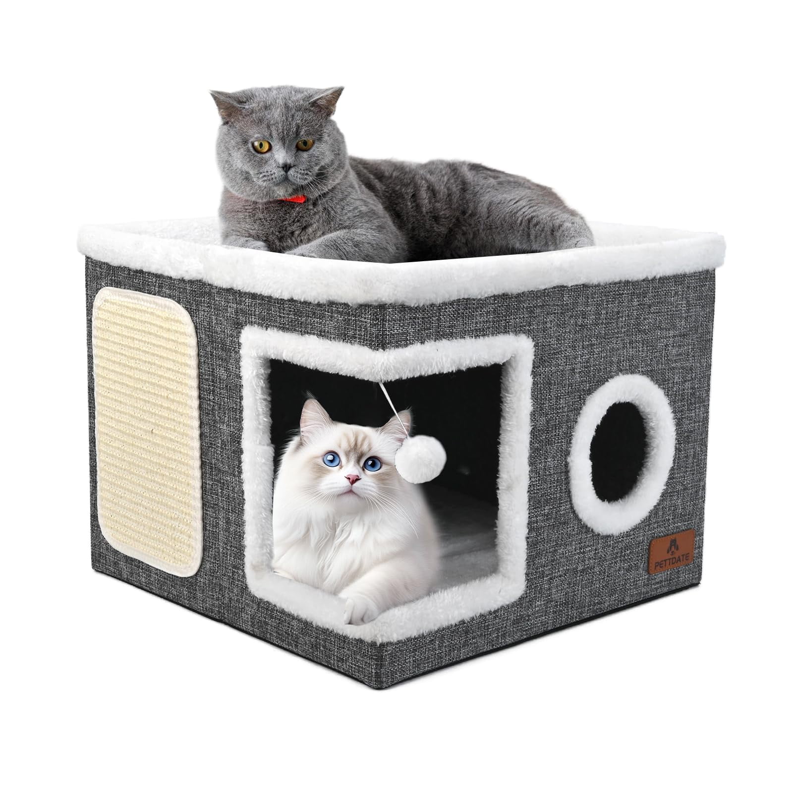 Click here for Pettdate Cat House For Indoor Cats  Foldable Cat B... prices