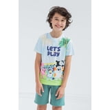 Bluey Coco Honey Winton Little Boys T-Shirt and Shorts Outfit Set ...