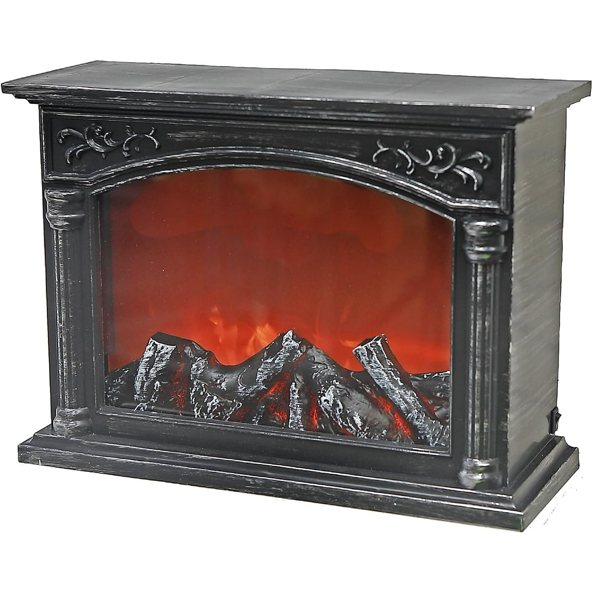 Click here for Hsmeiegadovf Led Plastic Grand Fireplace Black Wit... prices