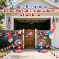 4th of July Home Decor, Patriotic Artificial Flower Bouquet Set ...