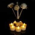 Wadada Flameless Votive Candles with Remote, 12Pack Flickering Battery ...