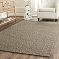 SAFAVIEH Diamond Hepburn Geometric Area Rug, Natural, 8' x 11 ...