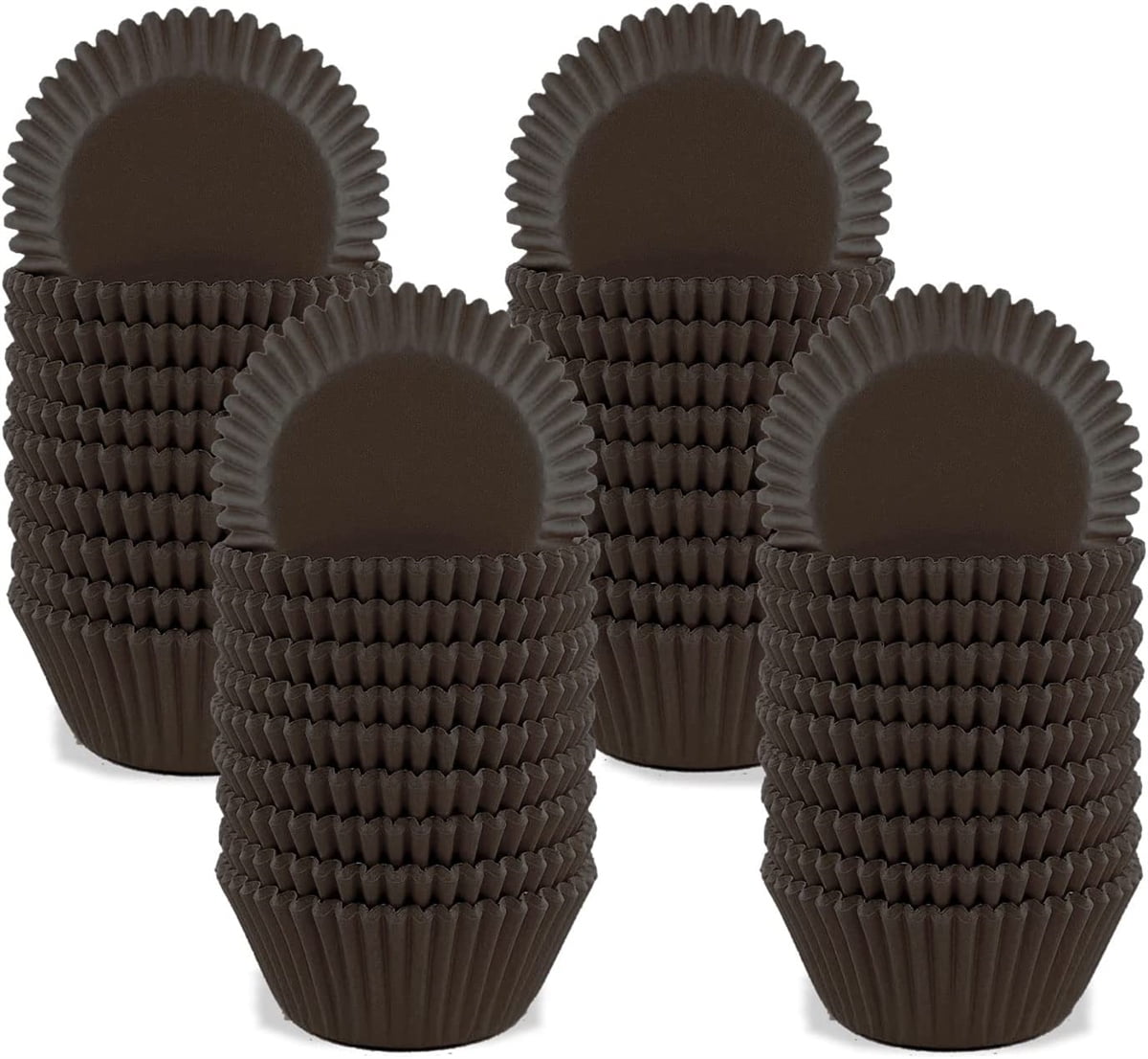 Casewin 1000 Pieces Mini Paper Baking Cups Cupcake Liners Chocolate ...