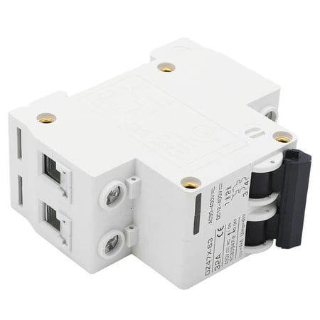 DIN Rail Disconnect Switch, 2P Circuit Breaker Electromagnetic Tripping ...