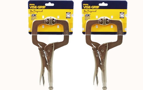 IRWIN Vise-Grip 11SP(20) 11-Inch Locking Clamp with Swivel Pads (2 Pack ...