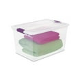 Sterilite 17571706 66-Quart ClearView Latch Box Storage Tote Container ...