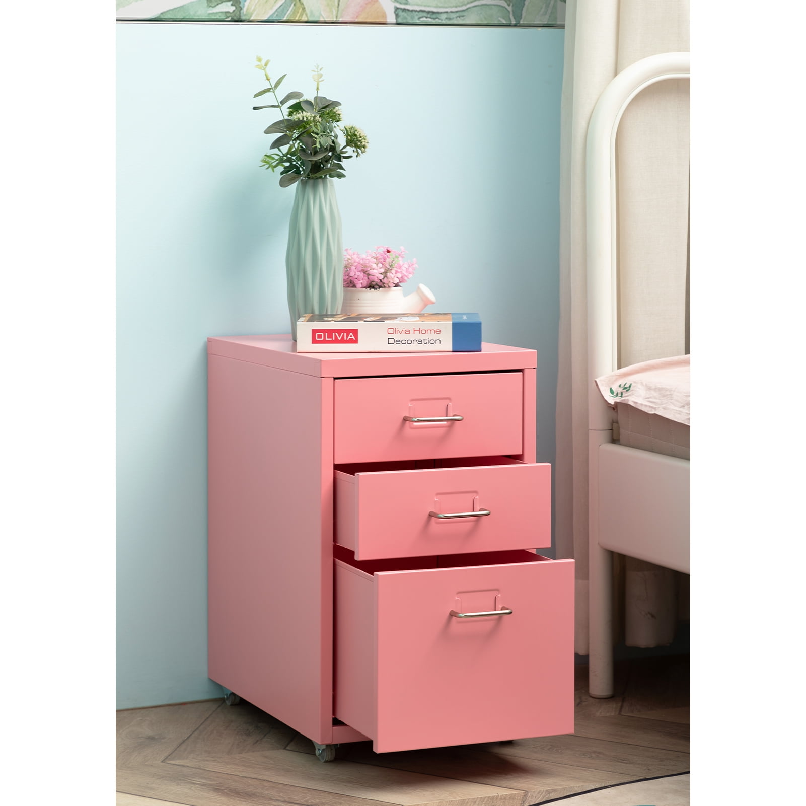 Pink Filing Cabinet