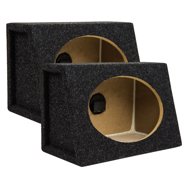 12 in. Ported Dual Hole Vented Triangle Speaker Box, Black - Walmart.com