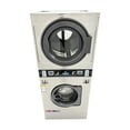 Commercial Coin Operated Washer Dryer Combo Double-layer Washing and ...