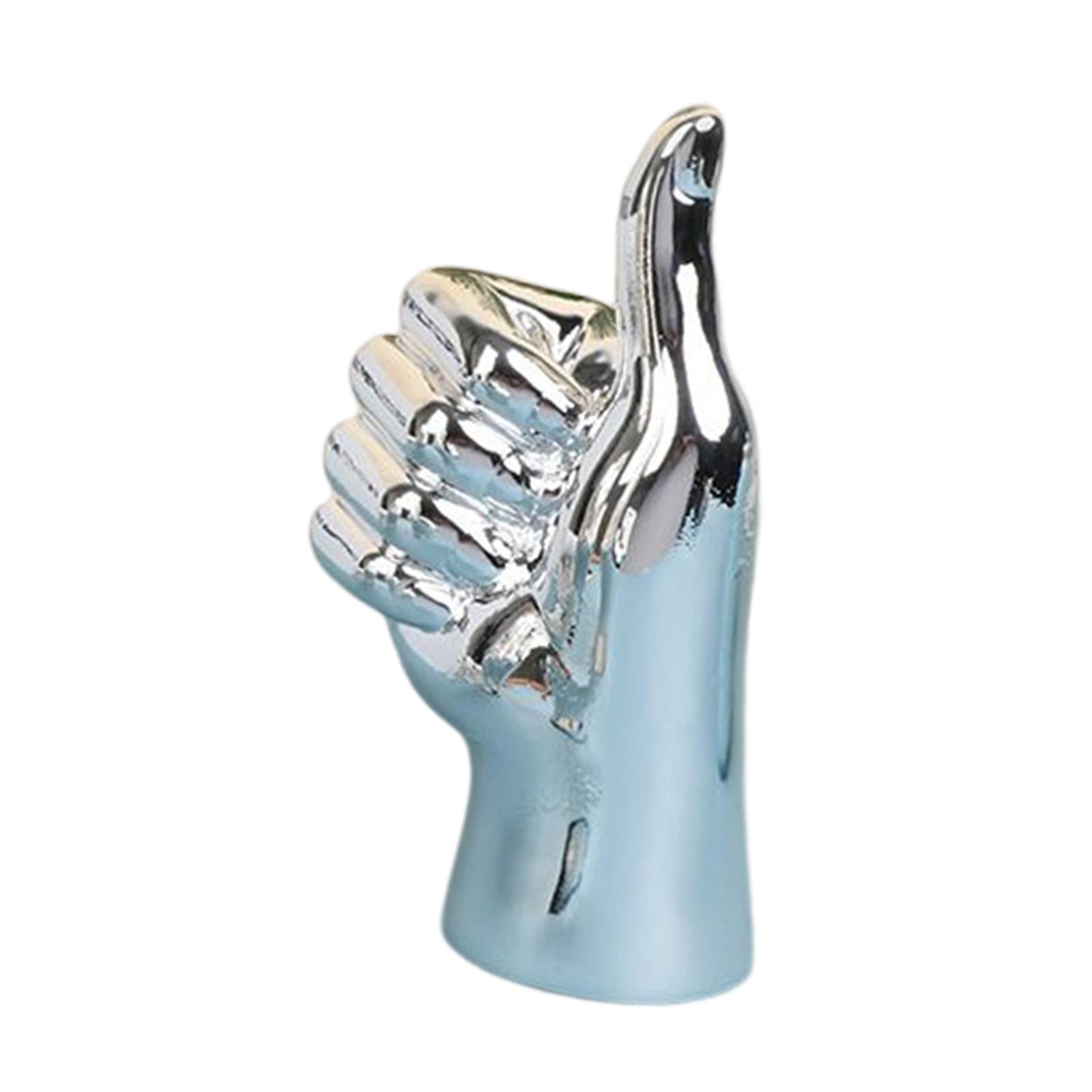 Statue Sculpture,Hand Finger Gesture Statues Figurines,Creative Modern ...