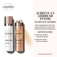 LUMINESS Silk Airbrush Spray Foundation & Primer Kit - Full Coverage ...