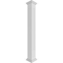 Ekena Millwork 12"W x 8'H Craftsman Classic Square Non-Tapered, Fluted ...