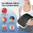 Back Stretcher with Lumbar Support,Electric Lumbar Traction Device with ...