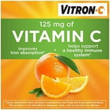 Vitron-C Iron Supplement, High Potency with 125 mg Vitamin C, 60 Count ...