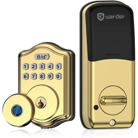 Smart Keyless Entry Door Lock, sinda Smart Deadbolt with Fingerprint ...
