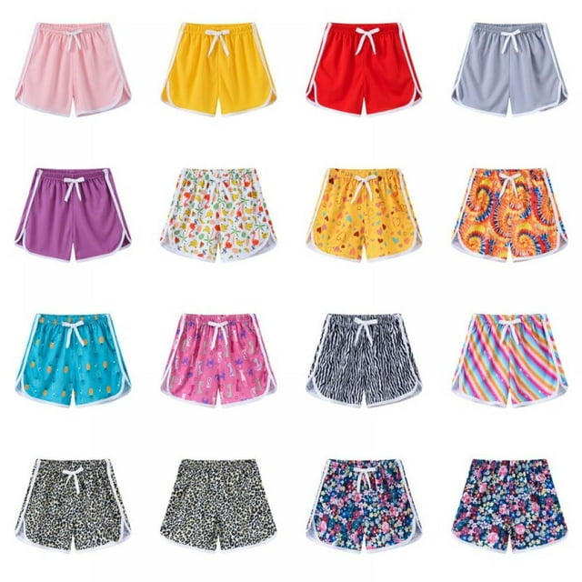 Kids Boys Girls Swim Trunks UPF 50+ Toddler Beach Shorts Swimsuit ...