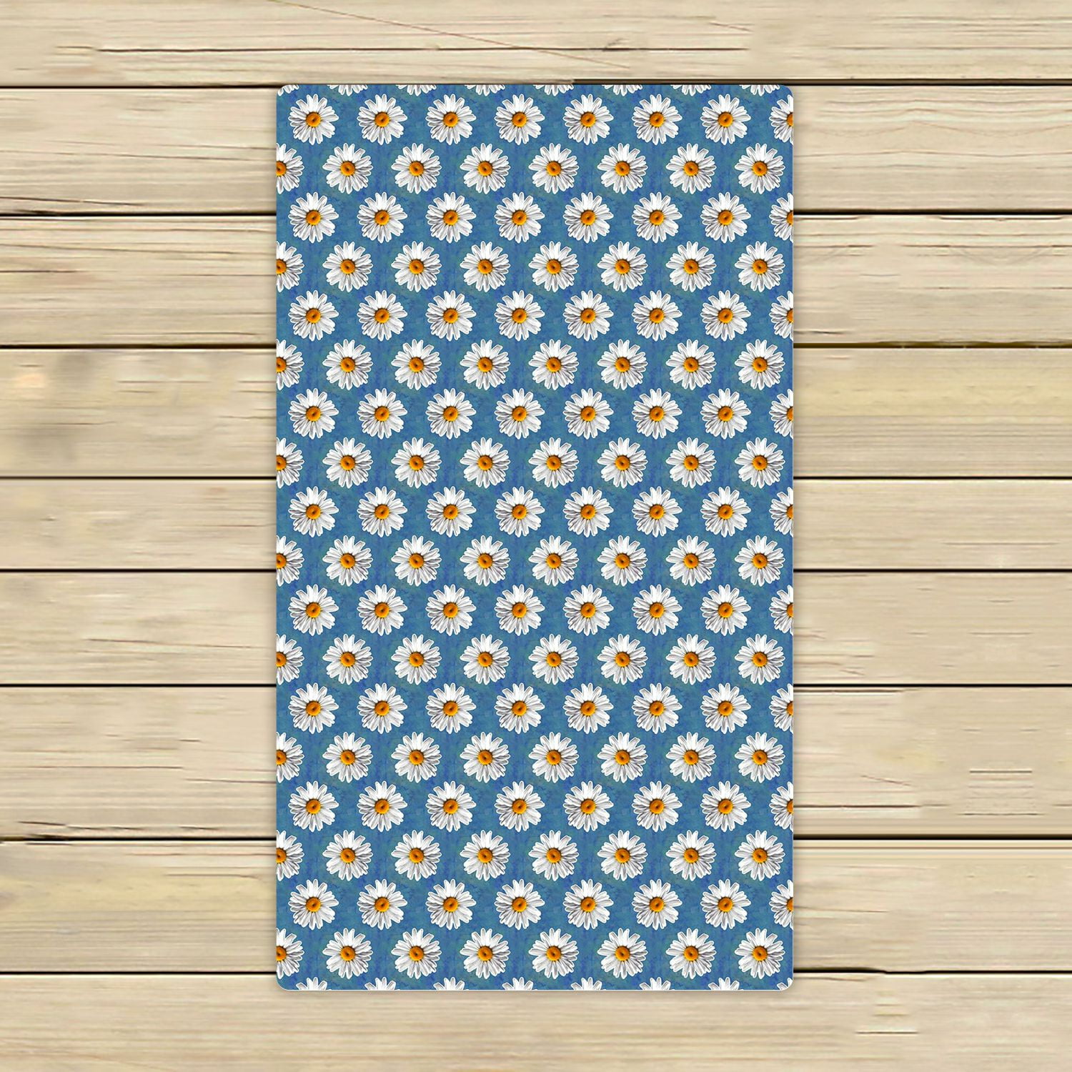 ZKGK Daisy Floral Flower Pattern Hand Towel Bath Towels Beach Towel For ...