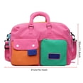 Blocking Lightweight Travel Duffel Bag with Trolley Sleeve for Weekend ...