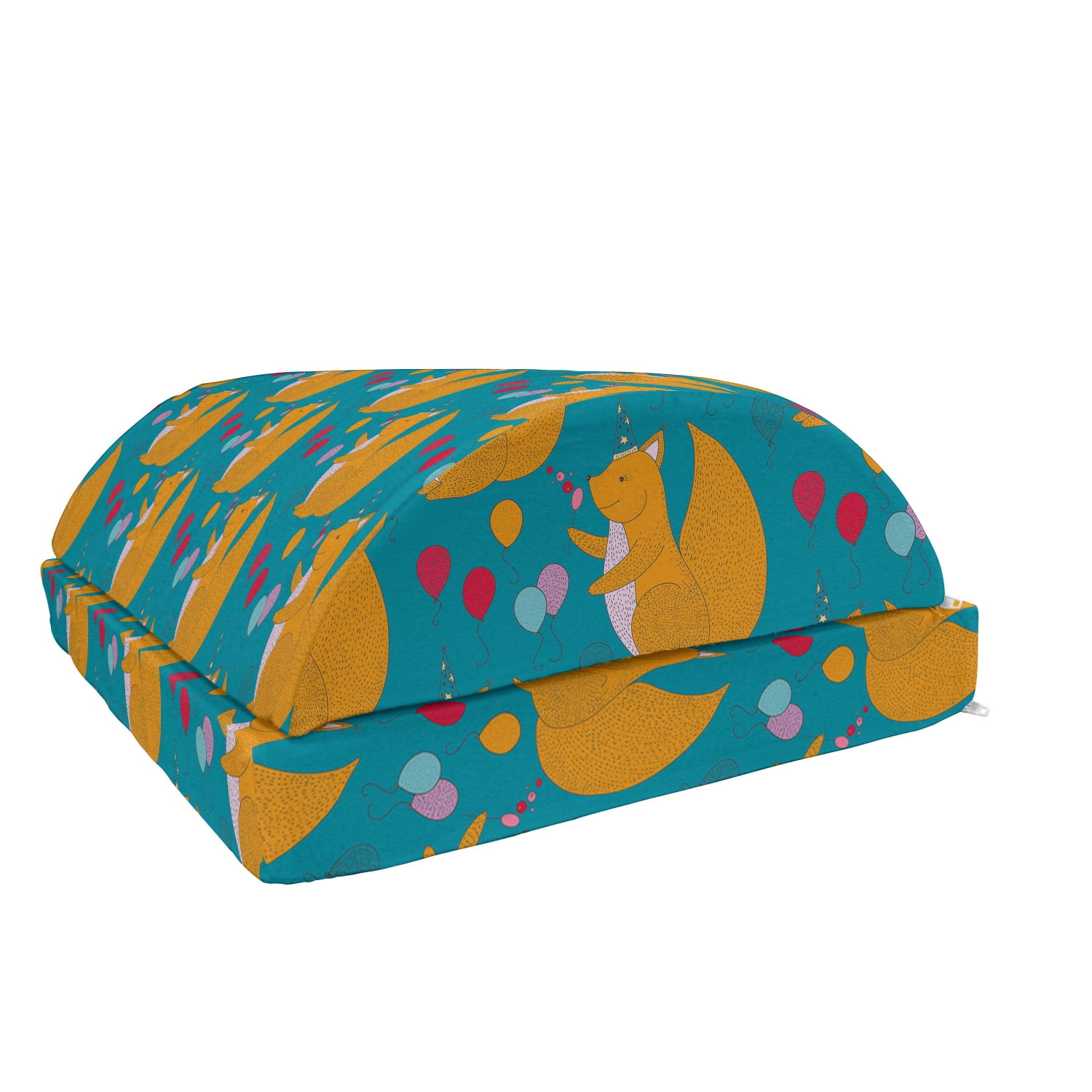 Squirrel Foot Rest, Pattern of Continuous Fluffy Happy Birthday Pattern ...