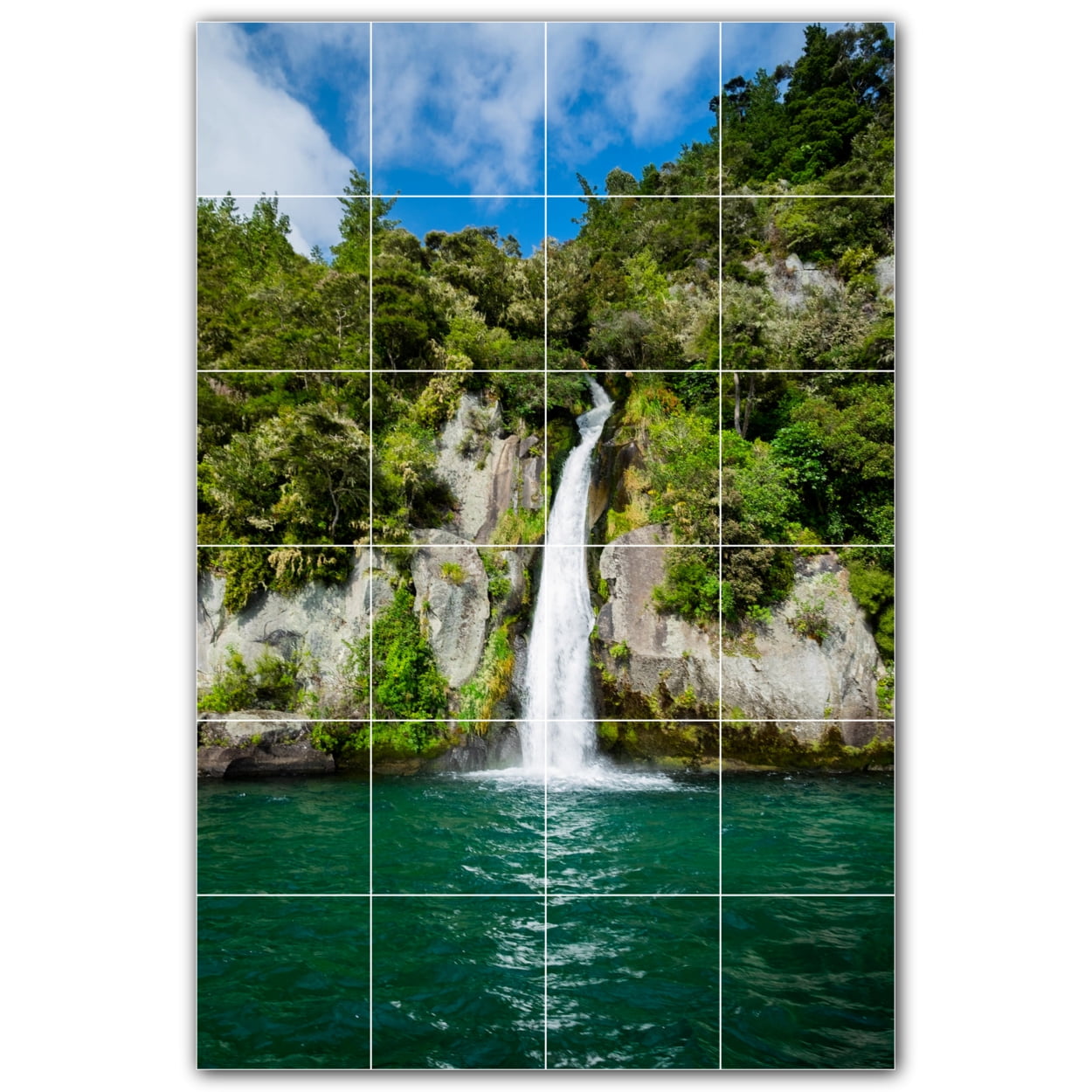 Picture-Tiles.com: Waterfalls Ceramic Tile Wall Mural WAL501095-46L. 32 ...