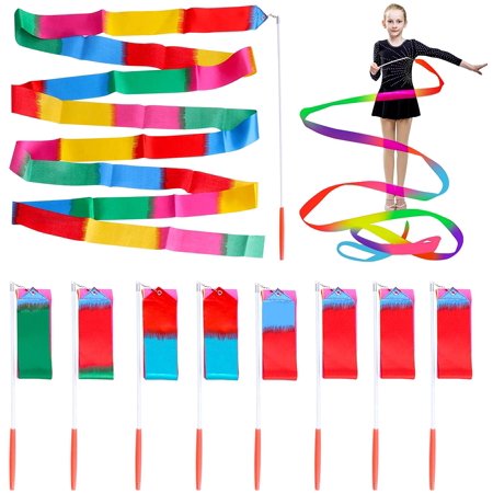Lumana 4 Meter Starry Sky Colors Rainbow Dancer Ribbons Rhythmic Gym ...