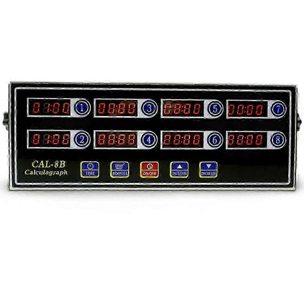 8-channel Commercial Digital Kitchen Timer, Stainless Steel Calculation ...