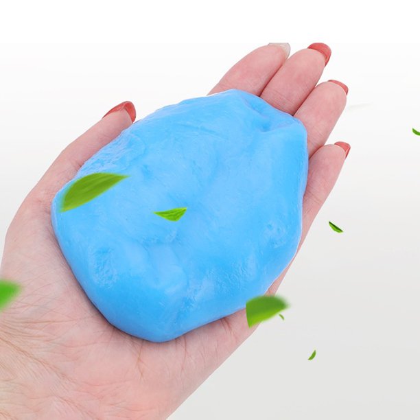 Multi-function Super Soft Adhesive Car Cleaning Glue Gel blue Size:7*6 ...