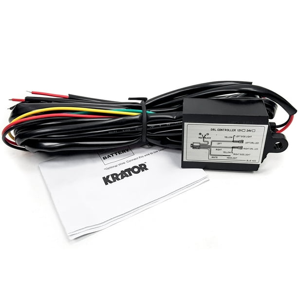 Krator LED Universal Daytime Running Light Automatic ON/OFF Controller Module Box Relay - Walmart.ca