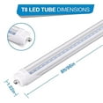 Single Pin T8 LED Tube Light 8ft Fa8 LED Bulbs, 45W 5000K Daylight, 12-Pack - Walmart.com