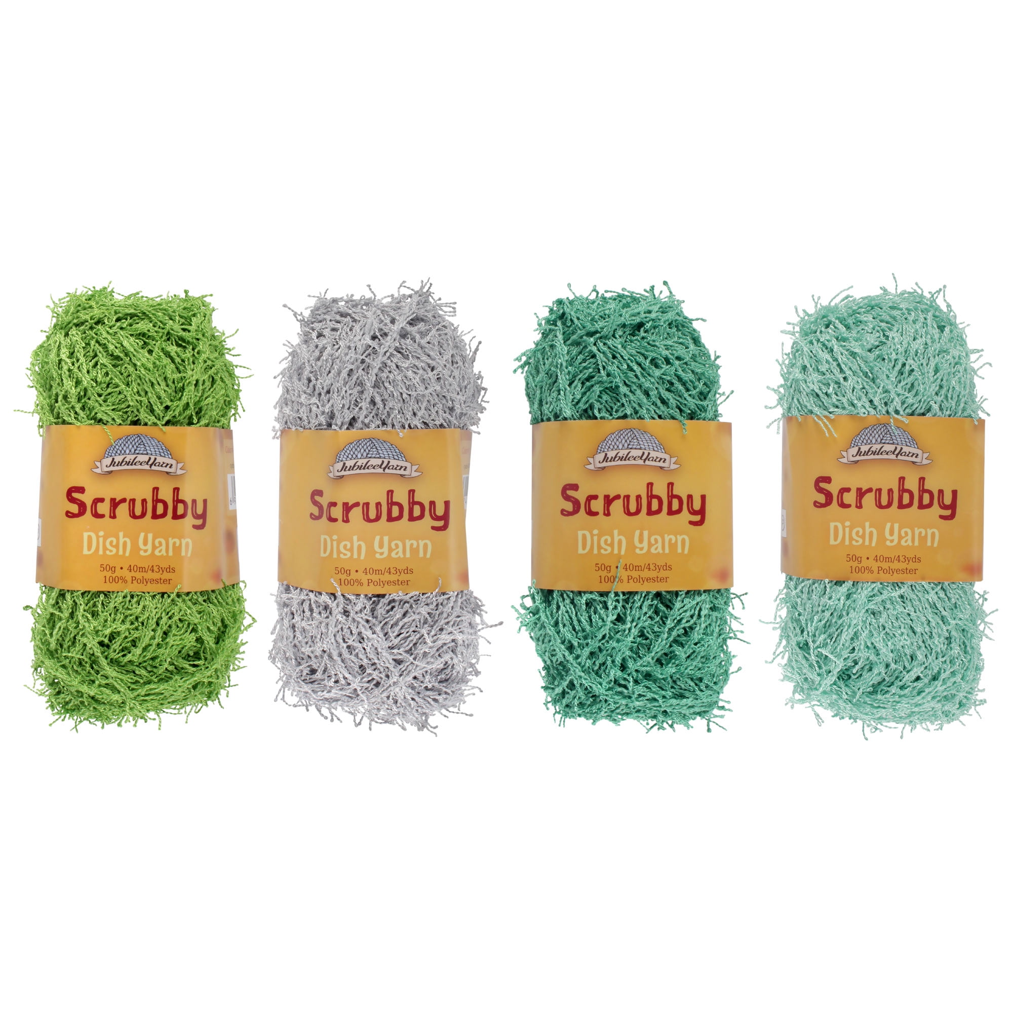 JubileeYarn Scrubby Dish Yarn - 50g Per Skein - Assortment 98 Shades of ...