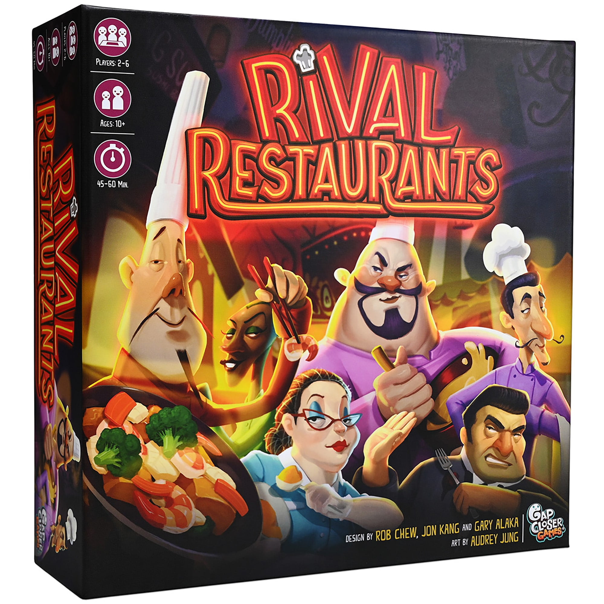 Rival Restaurants - Strategy & Negotiating Game, Ages 10+, 2-6 Players ...