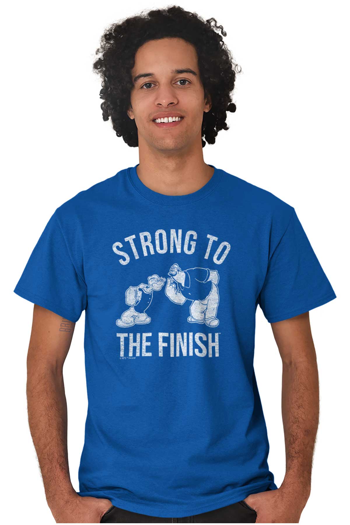 Strong To The Finish Popeye Bluto Men's Graphic T Shirt Tees Brisco ...