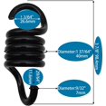 Porch Swing Springs Hammoch Springs - 1500Lbs Black Heavy Duty ...