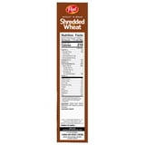 Post Shredded Wheat High Fiber Whole Grain Cereal, 18 oz Box, Kosher ...