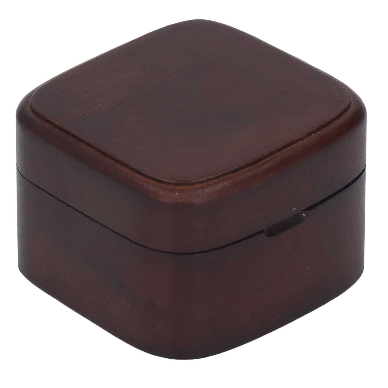 Caja De Anillo, Caja De Anillo De Compromiso, Madera De Nogal ...