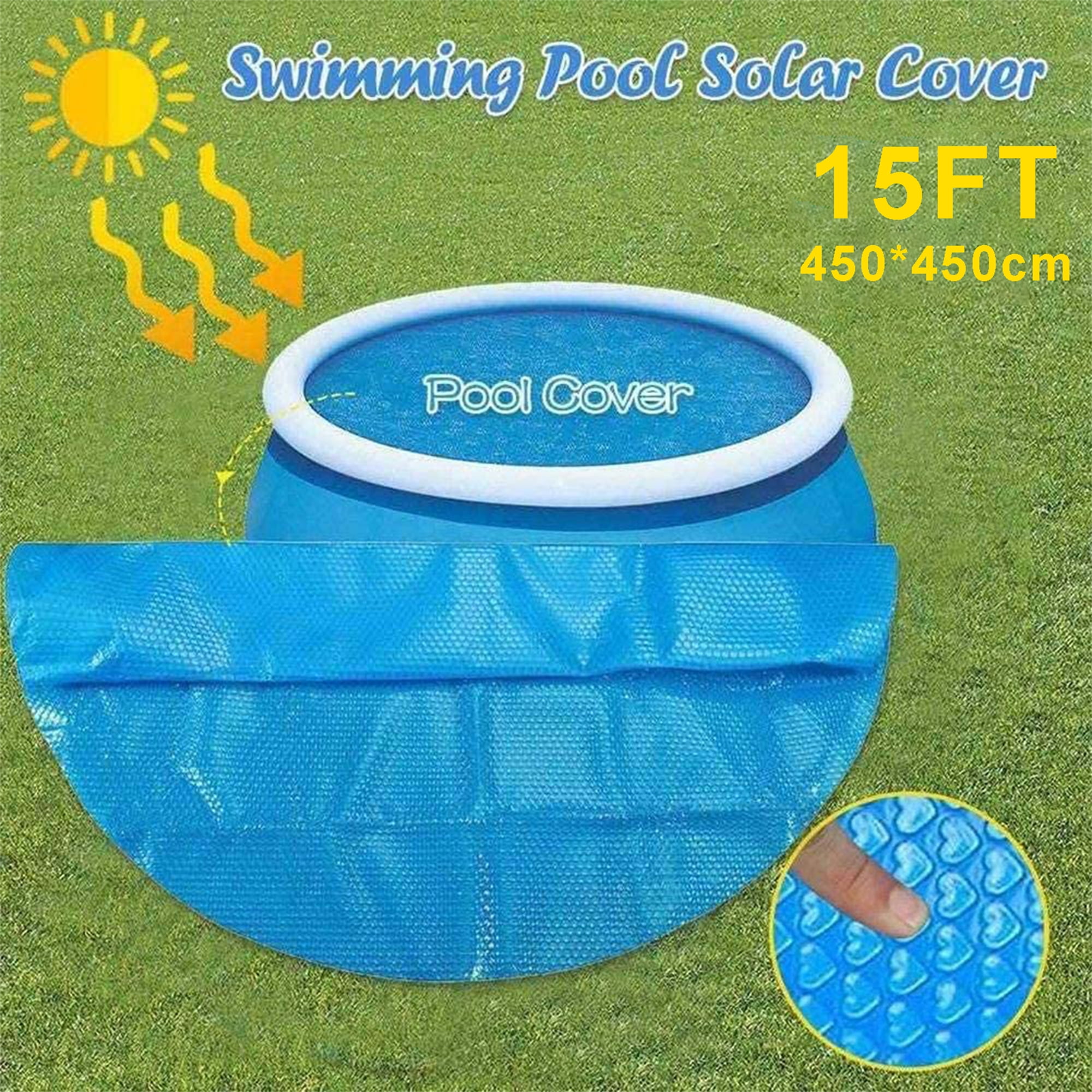 KOMOO Solar Pool Covers for 6 8 10 12 15ft Diameter Round Rectangle ...