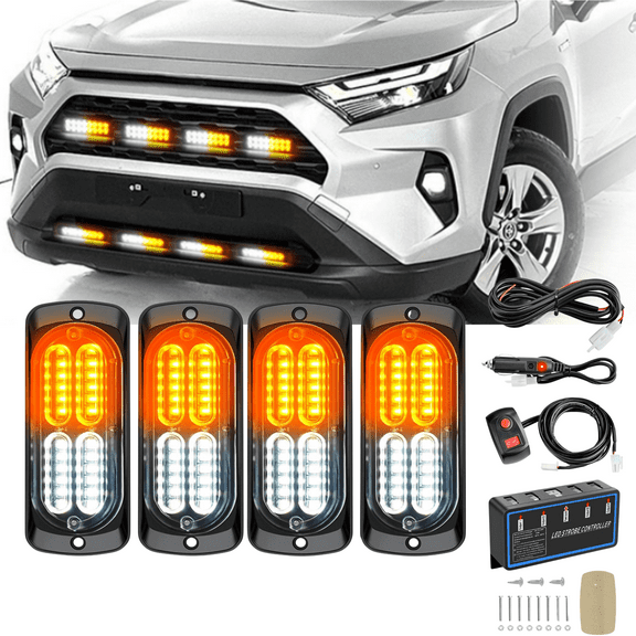 Bright LED Road Hazard Skip Light Flashing Safety Cone Topper Warning ...