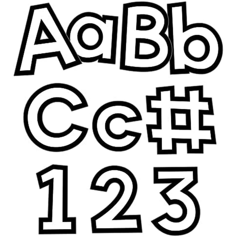 Abc Clip Art Black And White